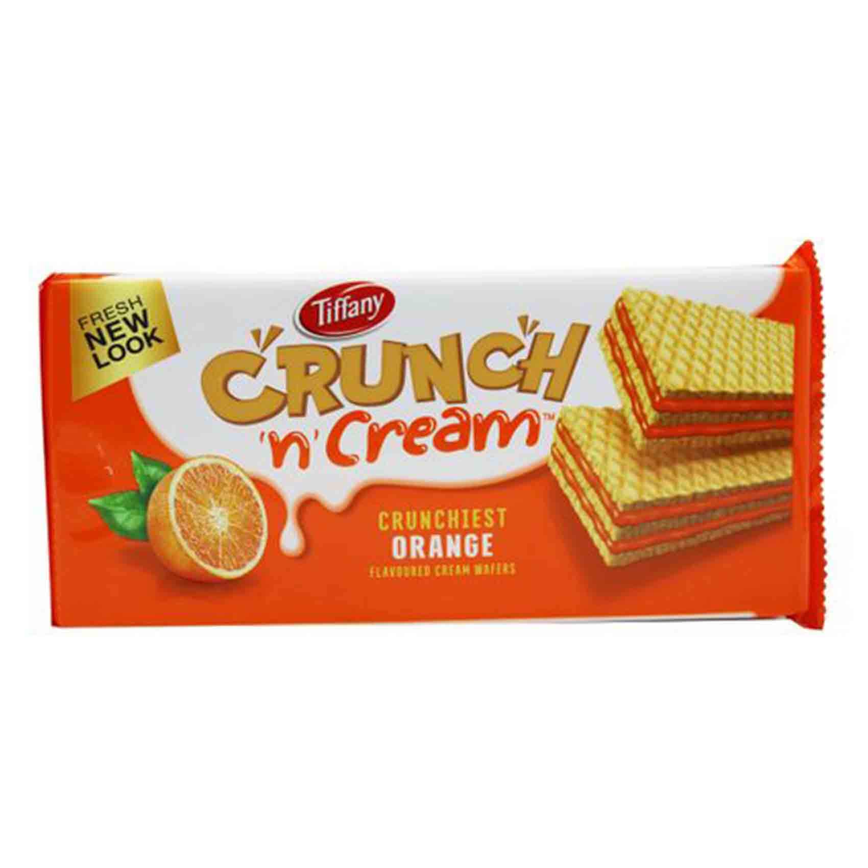 Tiffany Crunch N Cream Wafers Orange 153g