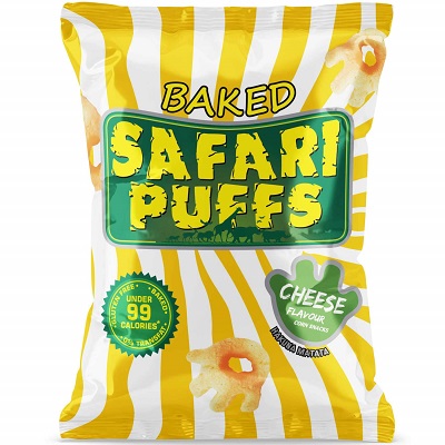 Tropical Heat Cheese Safari Puffs 20g