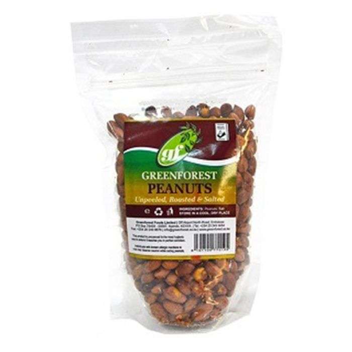 Green Forest Peanuts Unpeeled Roasted & Salted 100g