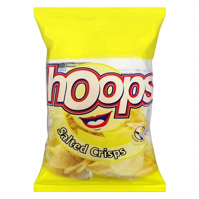 Hoops Potato Crisps Salted 200g