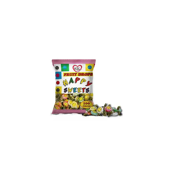 Ksl Happy Fruit Drops 100 Pieces
