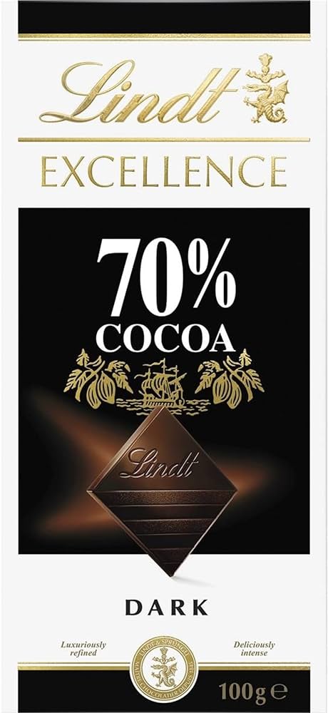 Lindt Excellence Dark Chocolate 70 Percent Cocoa 100g