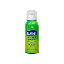 Ballet Mosquito Repellent & Sting Relief Mousse Spray 100ml