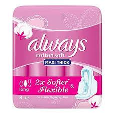 Always Soft Maxi Thick Long 8 Pieces