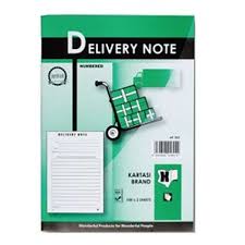 Kartasi Delivery Note A5 100 X 2 Sheets No. 563