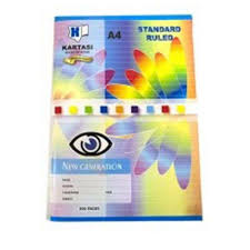 Kartasi Exercise Book Man A4 Standard Ruled 96 Pages