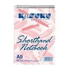 Kasuku Short Hand Notebook A5