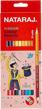 Nataraj Colour Short Pencils 12 Colours