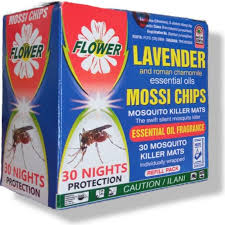 Flower Mossi Chips Mosquito Killer Lavender 30 Mats