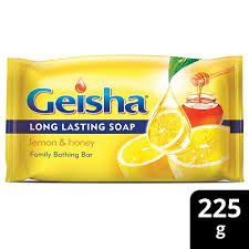 Geisha Long Lasting Soap Lemon and Honey 225g