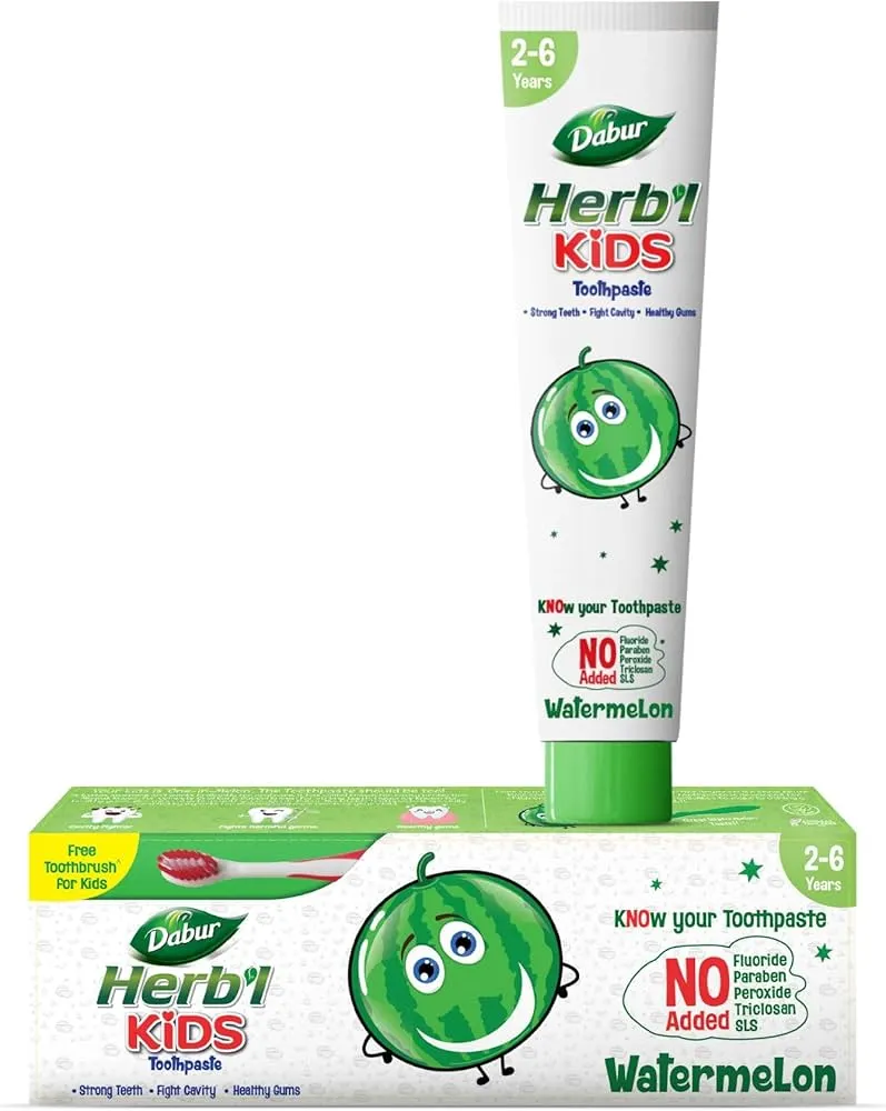 Dabur Herbal Kids Watermelon Toothpaste 50G