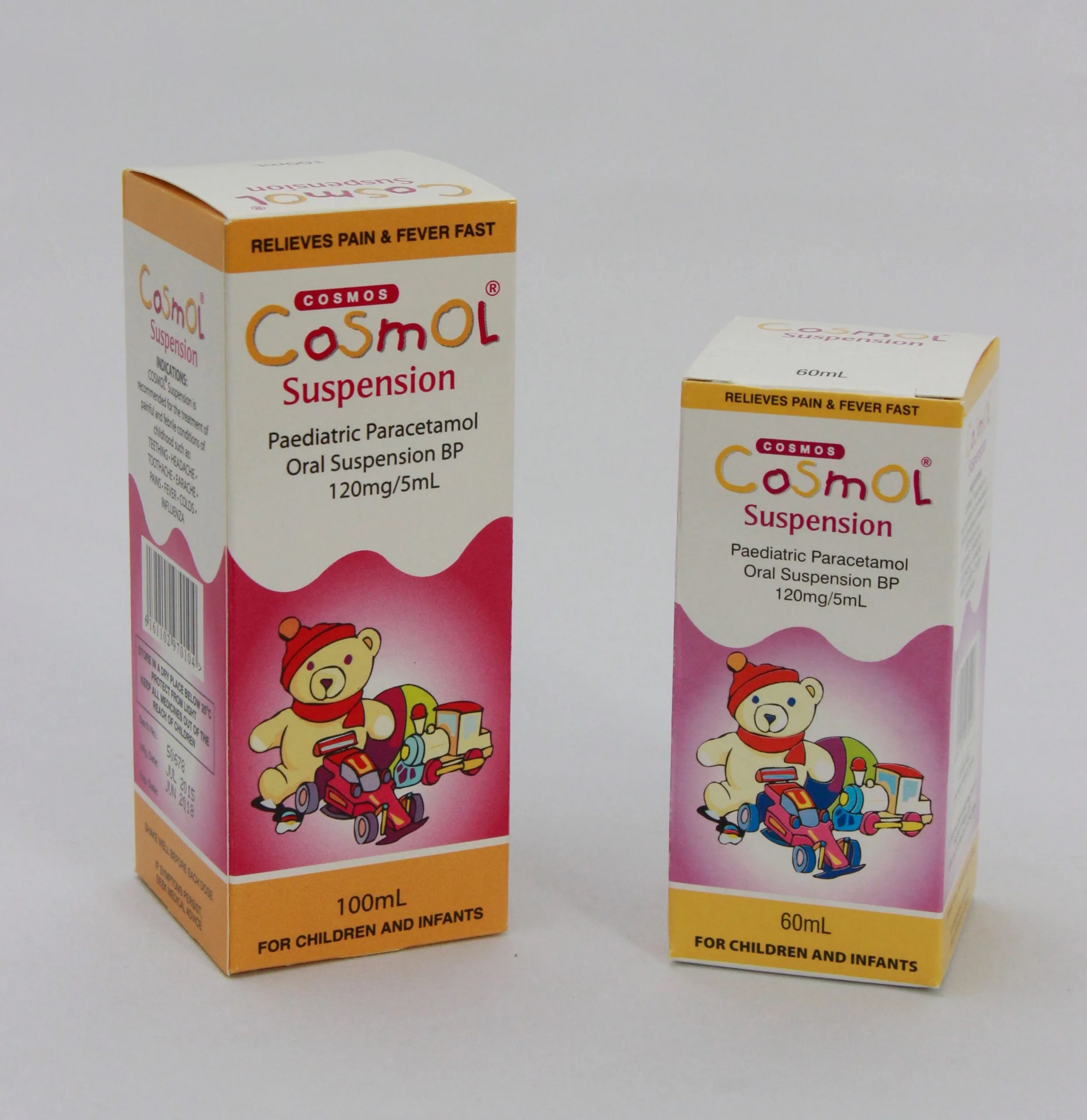 Cosmol Paracetamol Suspension 100Ml
