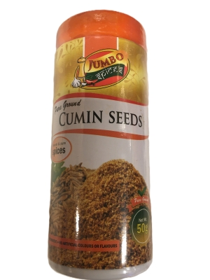 Jumbo Cumin Seeds Ground 50G Jar