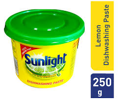Sunlight Lemon Dish Washing Paste 250G