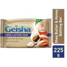 Geisha Long Lasting Soap Shea Butter and Honey 225g
