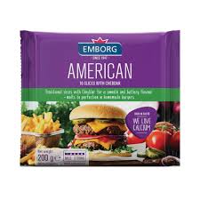 Emborg Processed American Cheese Slices 200G