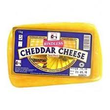 K.C.C Rindless Cheddar Cheese 500Gm