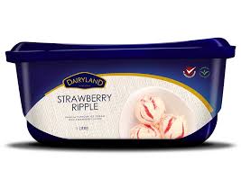 Dairyland Ice Cream Strawberry Ripple 175ml