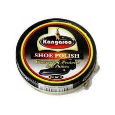 Kangaroo Shoe Polish Black 100ml