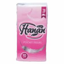 Hannan Pocket Tissues 3 Ply 10 Sheets