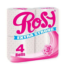 Rosy Printed Tissues 4 Pack