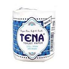 Tena Toilet Tissue 2 Ply 1 Roll