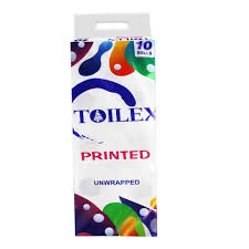 Toilex Printed Tissue 10-Pack Unwrap