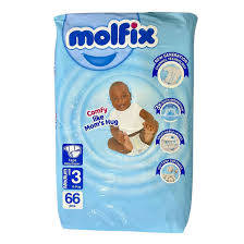 Molfix Day & Night Size 3 6-9Kg 72 Pieces