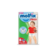 Molfix Pant Maxi Size 4 9-15Kg 56 Pieces