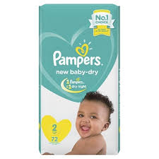 Pampers Baby Dry Size 2 Mini 3-6Kg 62 Pieces